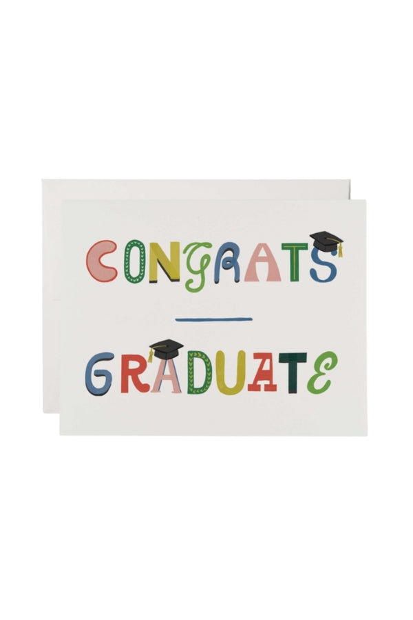 Congrats Graduate Greeting Card - TheTinyTassel
